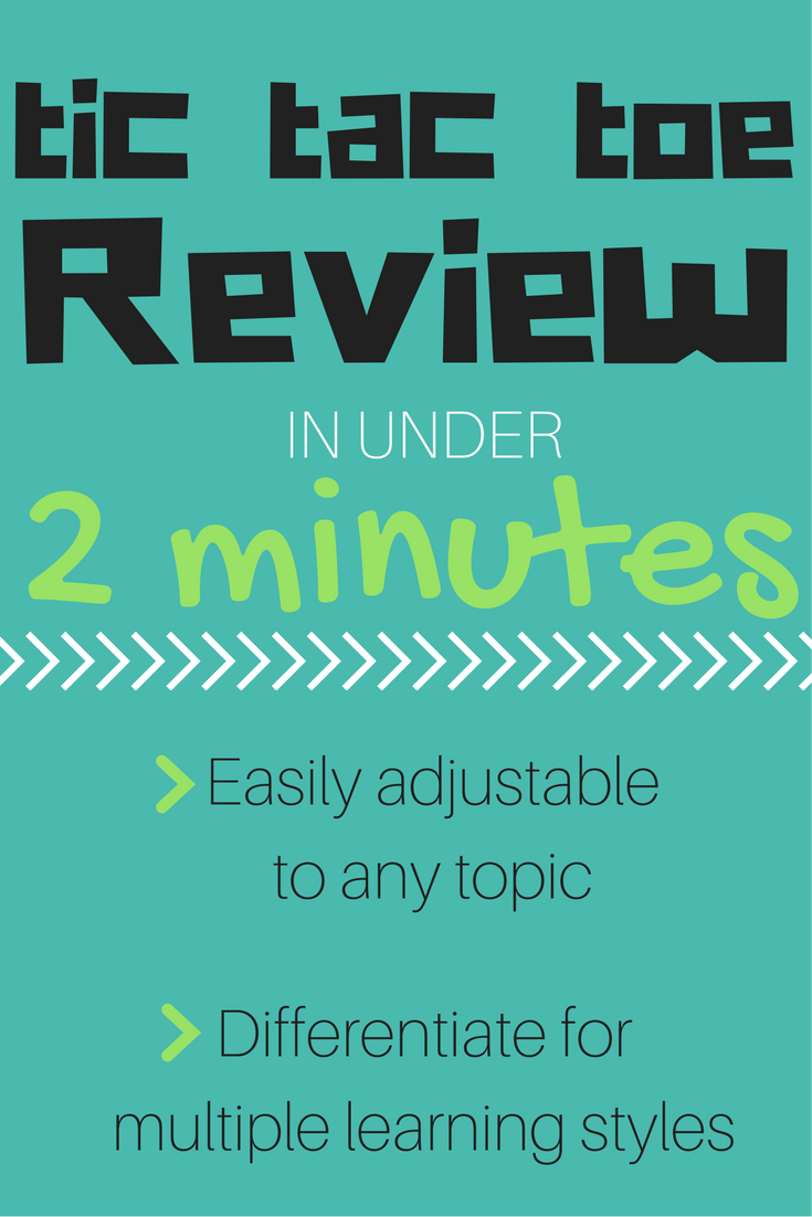 tic-tac-toe-review – The LearnEd Teacher