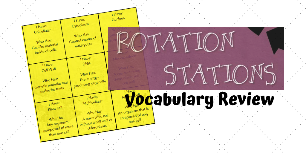 Rotation Stations: Vocabulary Review – The LearnEd Teacher